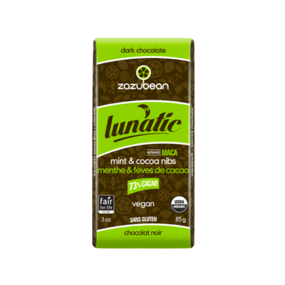 Zazubean Organic Lunatic Dark Chocolate Bar – Sweet Cherubim
