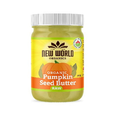 Organic Raw Pumpkin Seed Butter | New World Foods | Sweet Cherubim