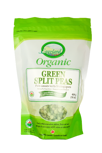 Organic Green Split Peas, Kosher | Everland | Sweet Cherubim